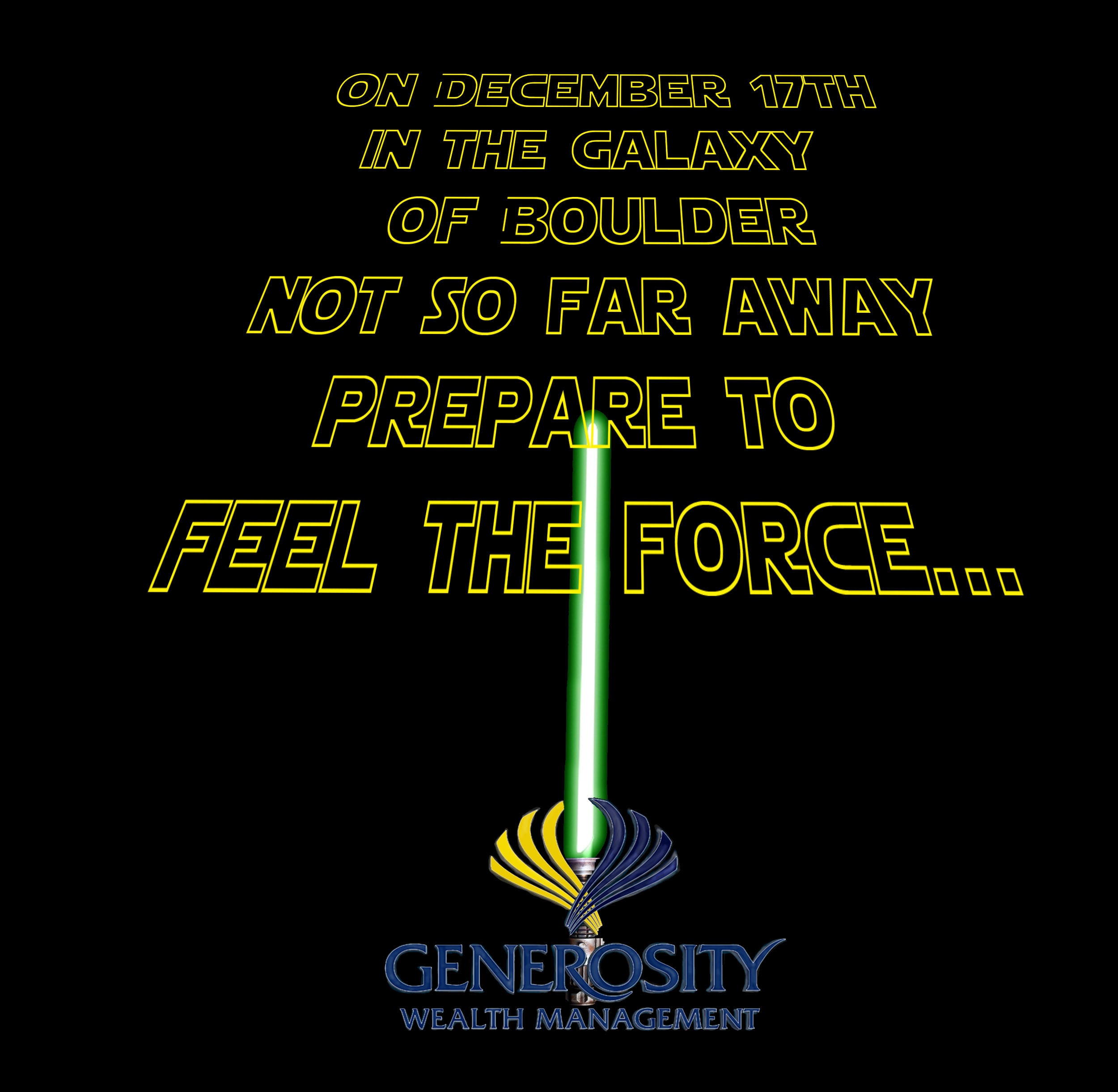 Star Wars: The Force Awakens - Generosity Wealth
