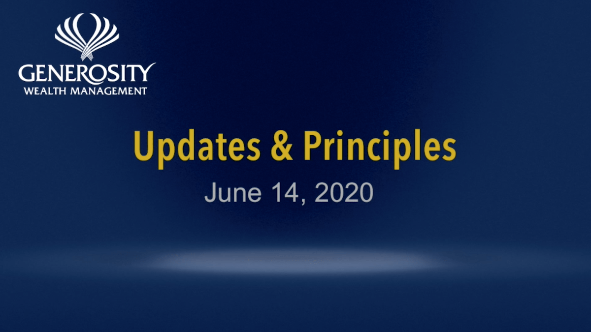 Updates & Principles - Generosity Wealth