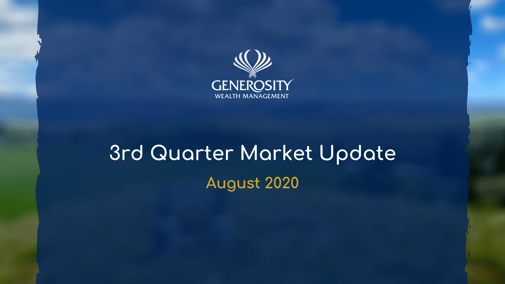 2020 Third Quarter Update: Confident or Unsure? - Generosity Wealth