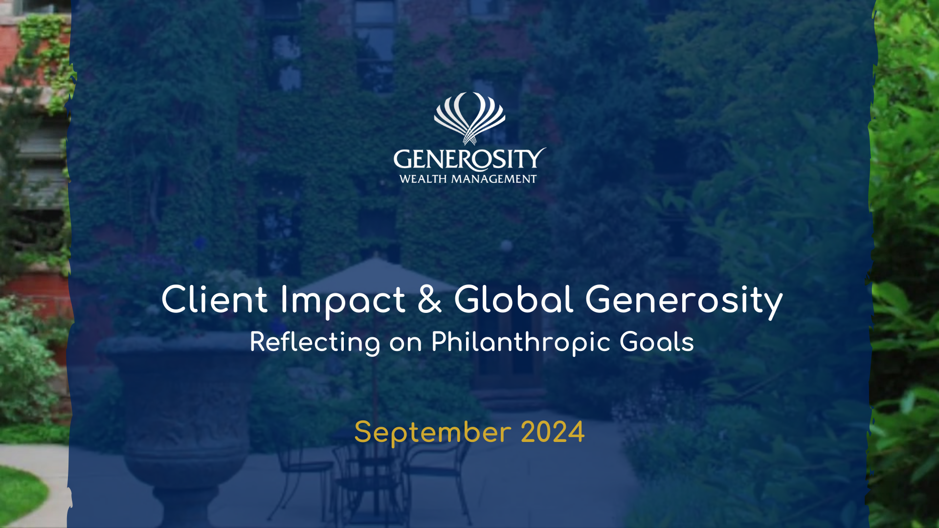 From Wealth Management to Global Impact: How Generosity Shapes Lives - Generosity Wealth